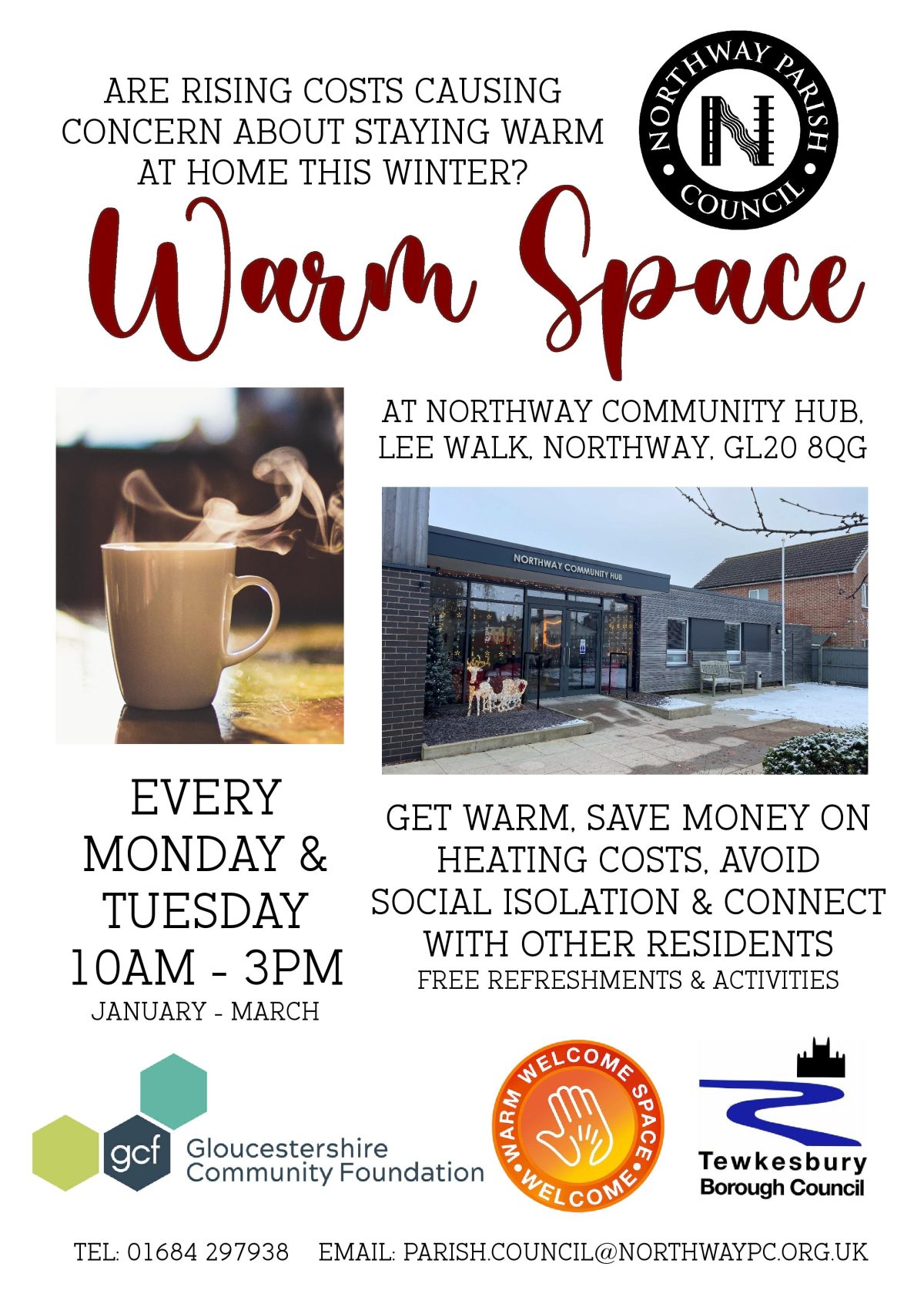 Northway Community Hub Warm Space – Northway Parish Council